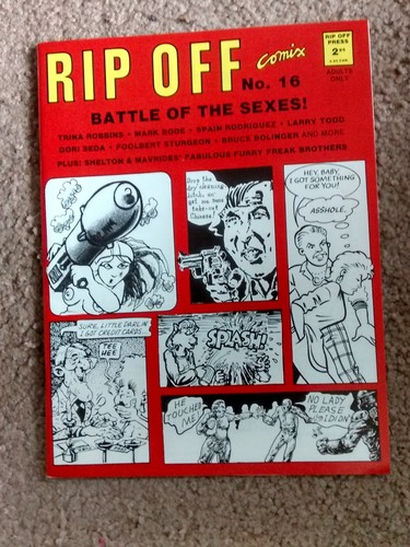 RIP OFF COMIX #16- Mark Bode *Gilbert Shelton *Larry Todd *Trina Robbins *Spain | eBay