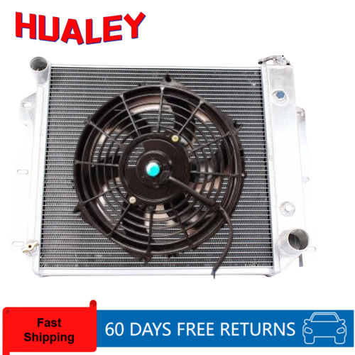 Radiator+FAN For 3ROW 1987-1995 Jeep Wrangler YJ TJ (97-02)Chevy V8 ...