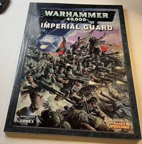 Warhammer 40K Imperial Guard Codex (Paperback 3rd Edition, 2000)- VG+ ...
