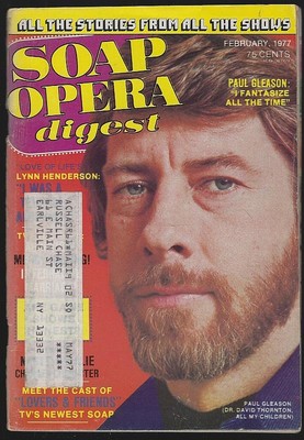 Soap Opera Digest February 1977 Paul Gleason Amy Gibson Barbara Rucker ...