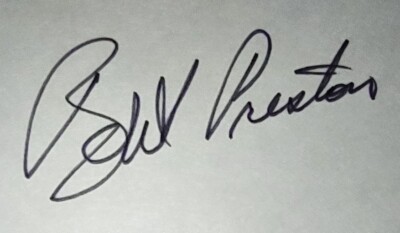 ROBERT PRESTON (MUSIC MAN) AUTOGRAPH SIGNED 3X5 INDEX CARD. LIFETIME ...