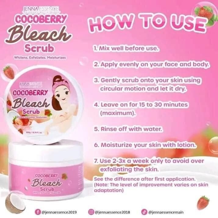 COCO BERRY BLEACH SCRUB 300g | eBay