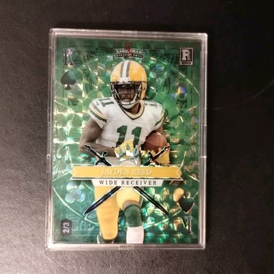 #2/3 Jayden Reed Rookie Green Mosaic King Spades 2023 Wild Card Stacked ...