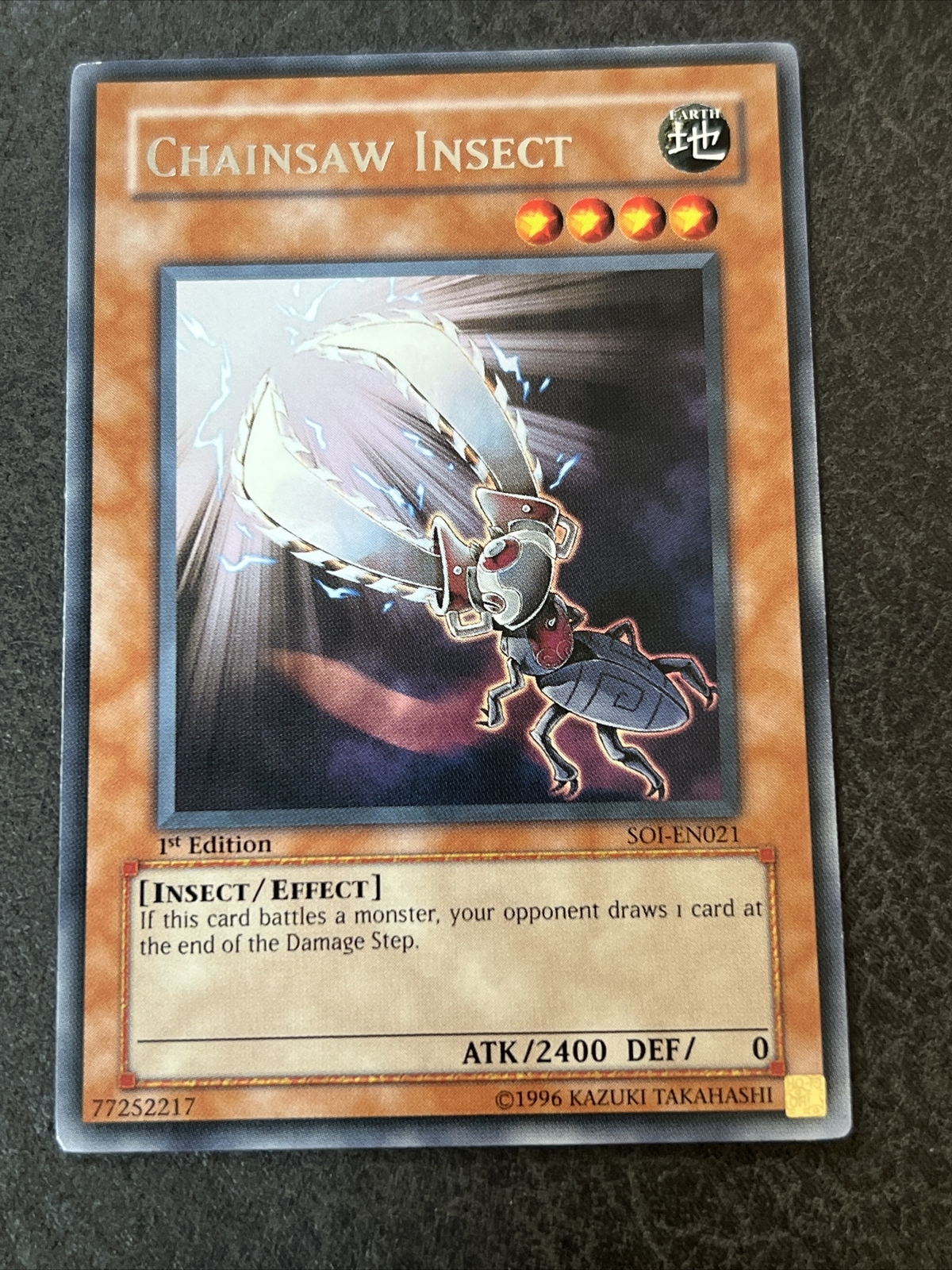 Yu-Gi-Oh! TCG Chainsaw Insect Shadow of Infinity SOI-EN021 1st Edition ...