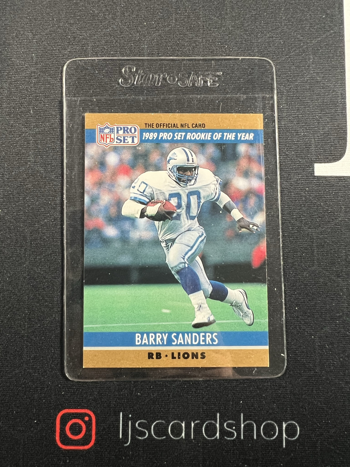1990 Pro Set Barry Sanders #1 1989 Pro Set Rookie of the Year J1 | eBay