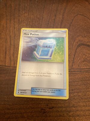 POKEMON Trading Card Trainer Max Potion Item 128/145 | eBay