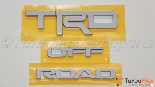 Toyota 4Runner 2010-2024 TRD Off Road Silver Emblem Genuine PT413-89170 ...
