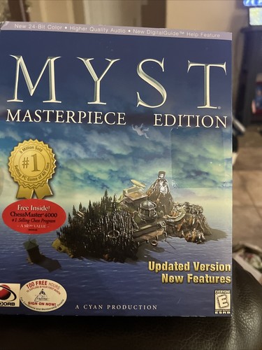 Myst Masterpiece Edition (PC CD USA) FMV Puzzle Adventure *Cyan Red Orb ...
