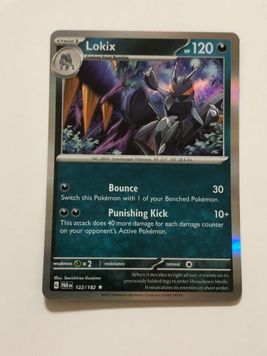 Pokemon Card Paradox Rift Holographic Lokix 122/182 Near Mint | eBay