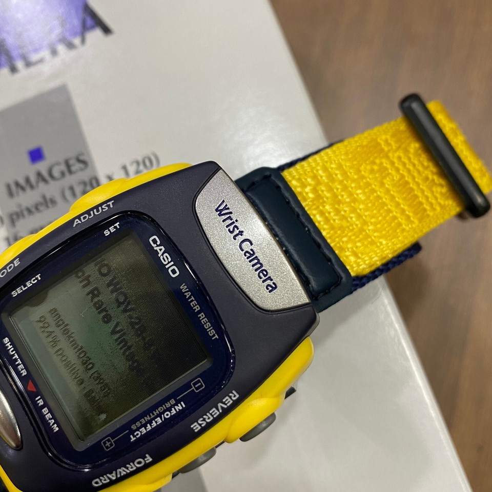 CASIO WQV-2B-9 Wrist Camera Digital Watch Rare Vintage New In Box NOS ...