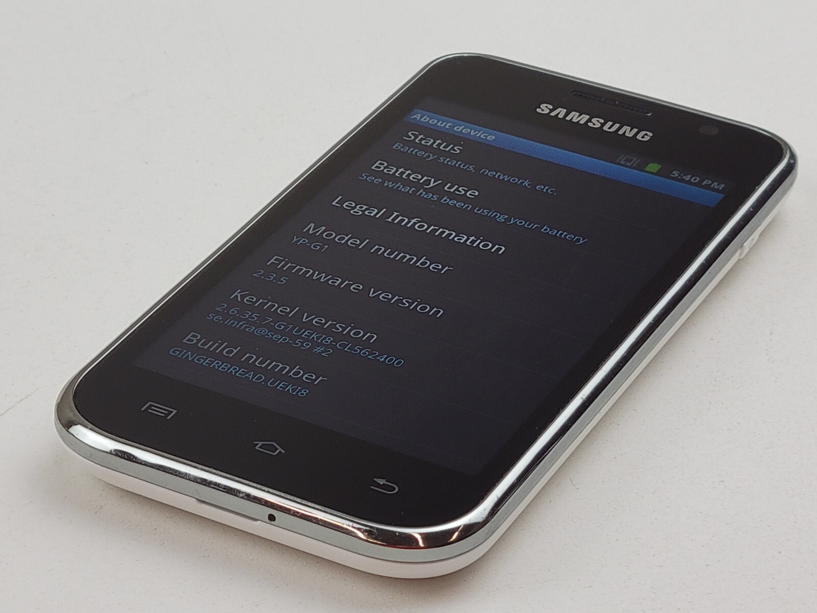 Samsung Galaxy Player 4.0 (YP-G1) 8GB - Digital Media Player - NO ...