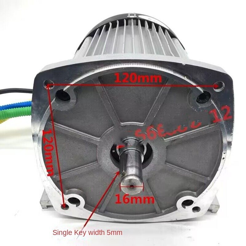 Brushless High-Speed Motor 1500W 1800W 2200W Dc 60V / 72V Brushless ...