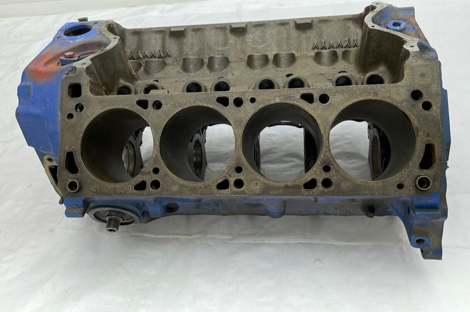 1970-1974 351 Cobra Jet Cleveland Engine Block CJ Standard Bore 4 Bolt ...