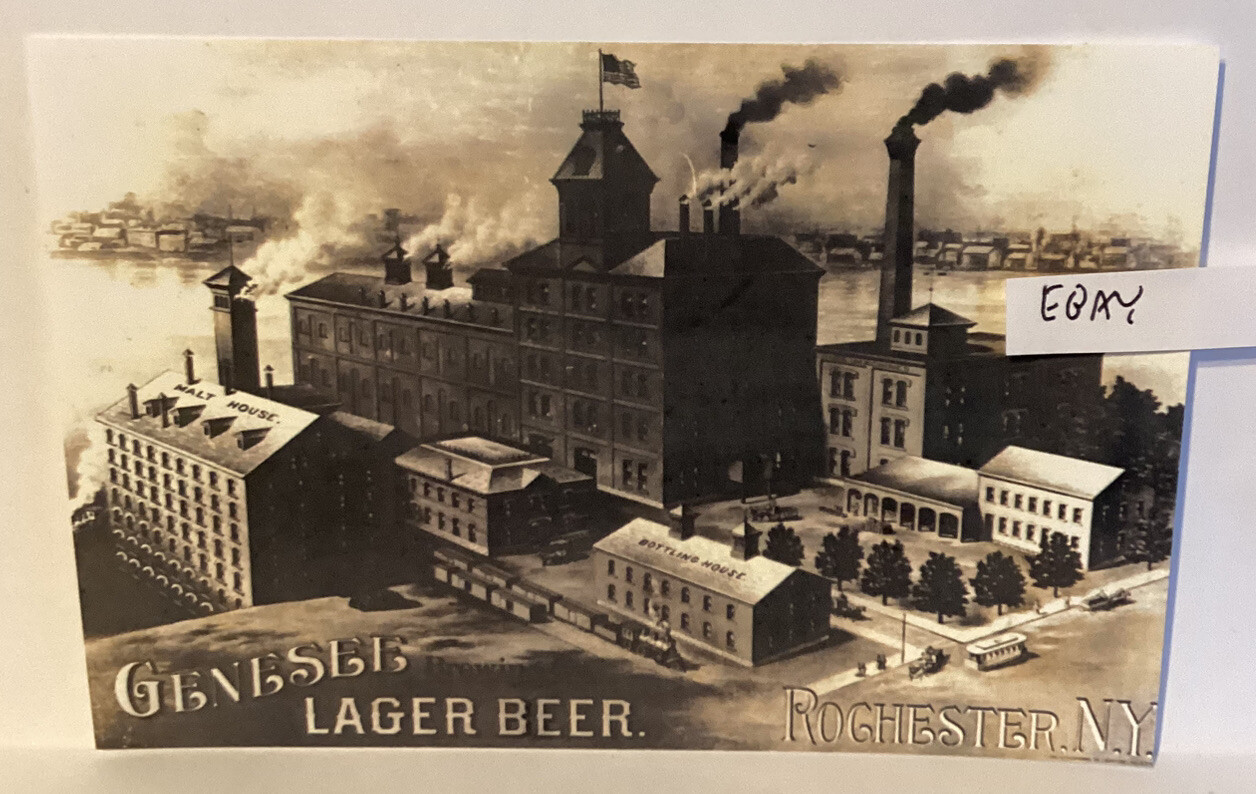 EARLY GENESEE BREWING CO BEER BREWERY AD MALT BOTTLING ROCHESTER NY NEW ...