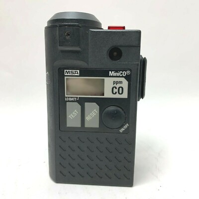 MSA MiniCO CO ppm CARBON MONOXIDE DETECTOR WITH BELT CLIP | eBay