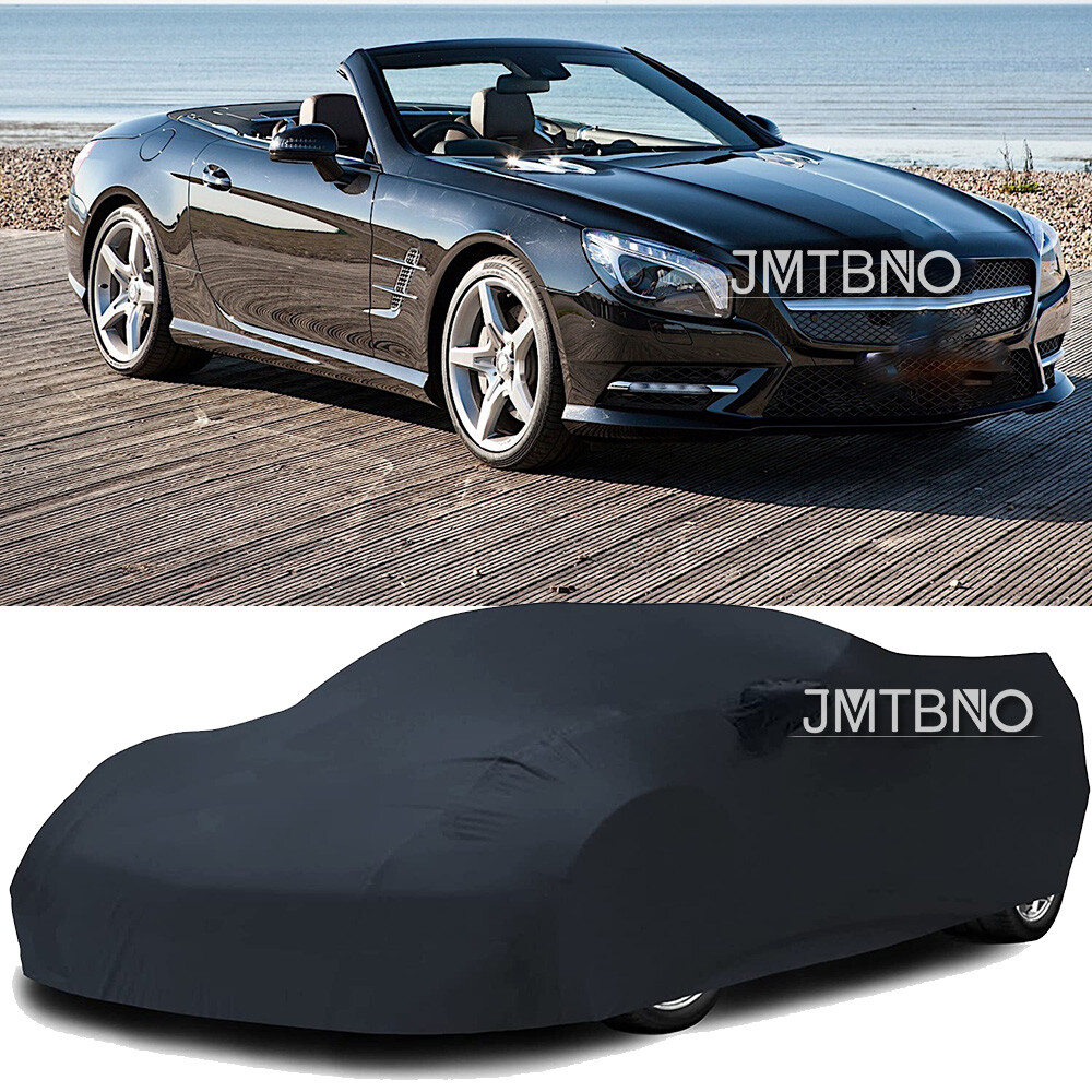 Satin Stretch Indoor Custom Car Cover Dustproof For Mercedes-Benz SL550 ...