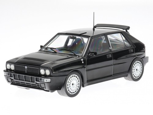 Lancia Delta Integrale 16V 1989 black diecast model car 24087 Whitebox ...
