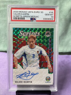 2021 Panini Mosaic UEFA Euro 2020 - Scripts #SM-VK Valeri Karpin (AU ...