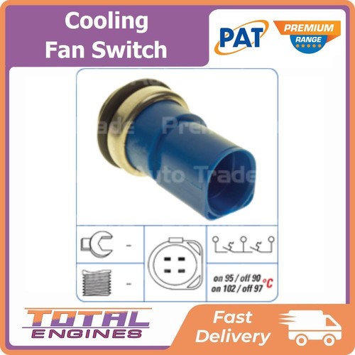 PAT Premium Cooling Fan Switch fits Volkswagen Passat B5 1.8L 4Cyl ADR ...