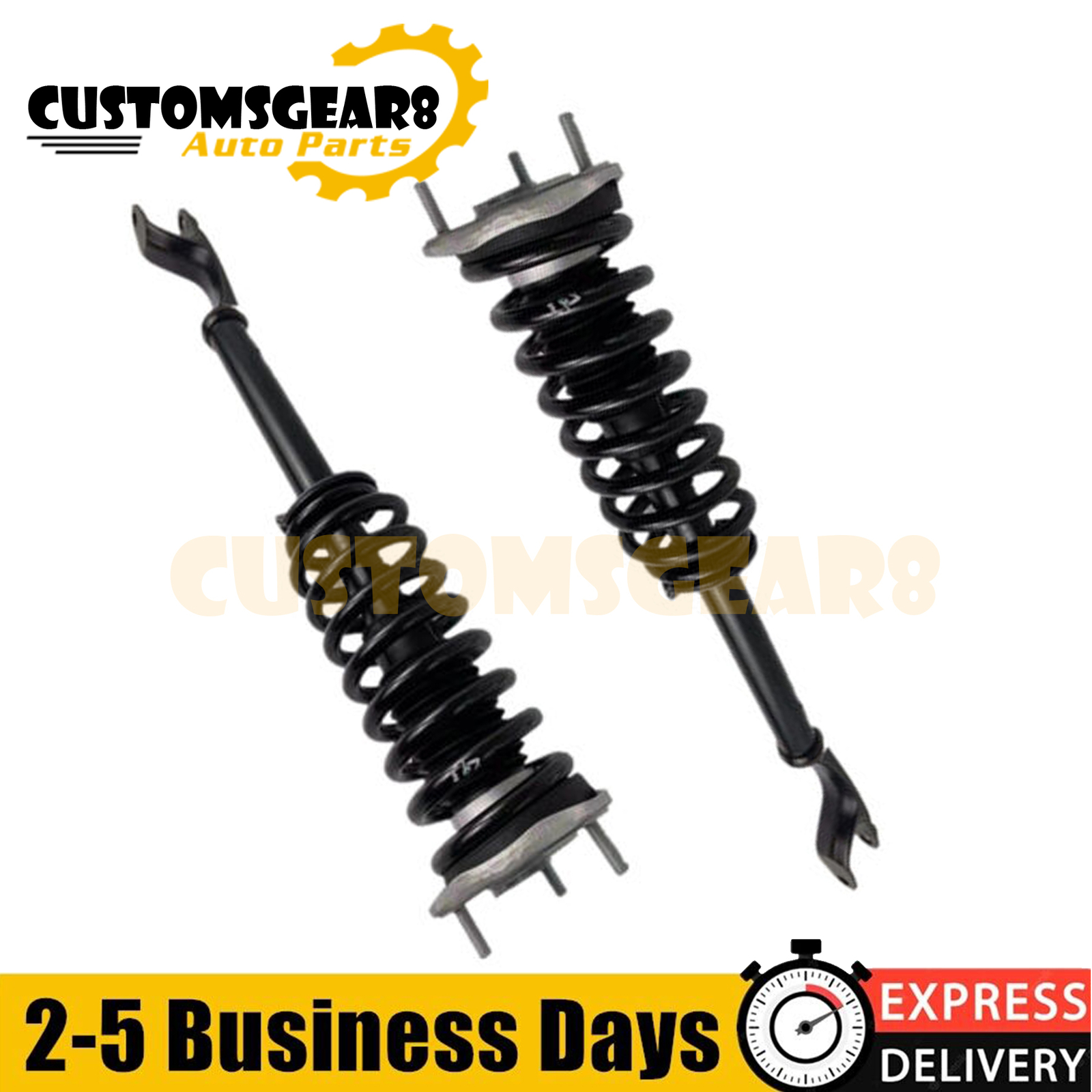 Pair Front Shock Absorbers Struts Assys For Mercedes C253 GLC300 GLC43 ...