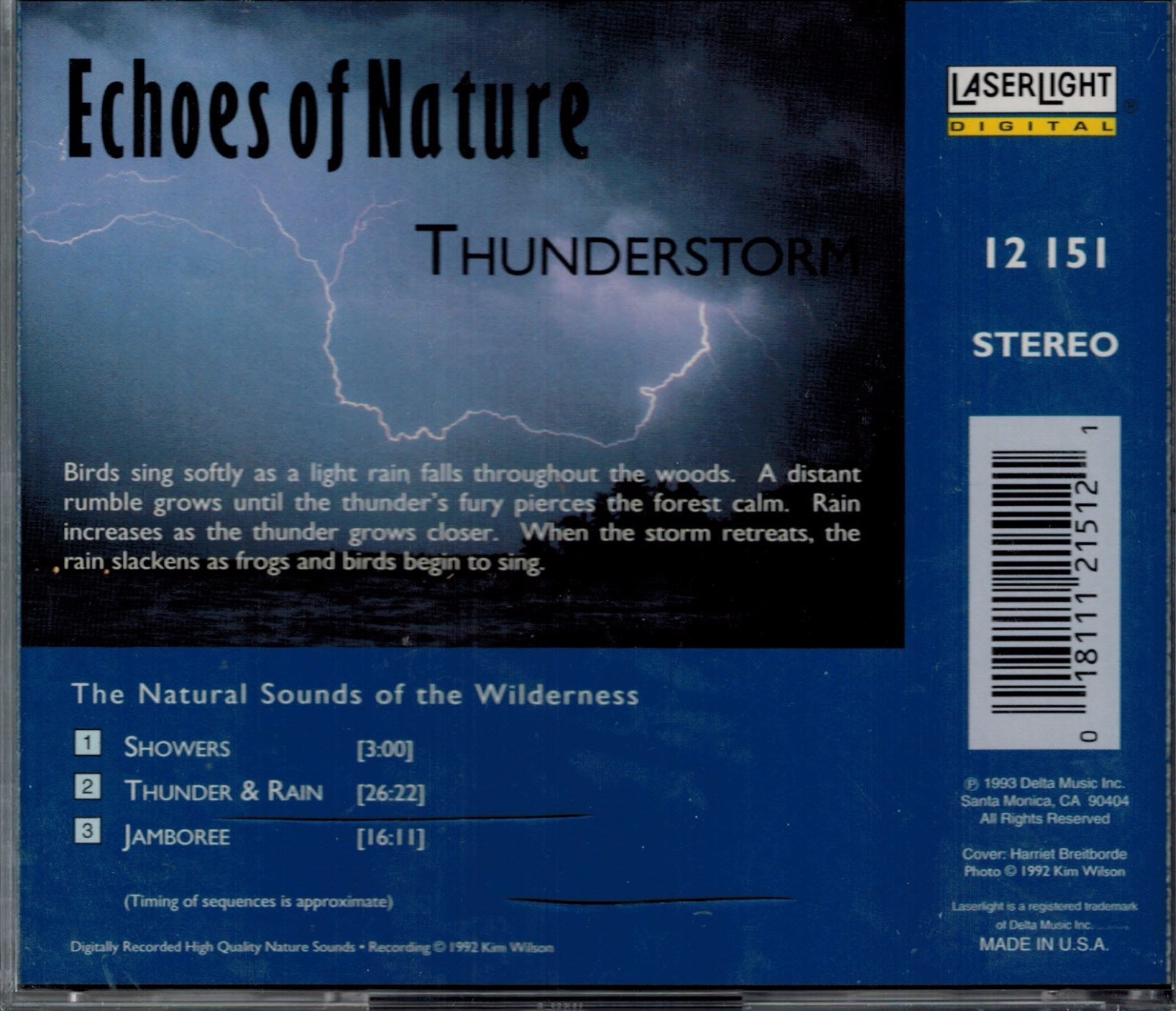 ECHOES OF NATURE - THUNDERSTORM - NATURAL SOUNDS OF THE WILDERNESS ...