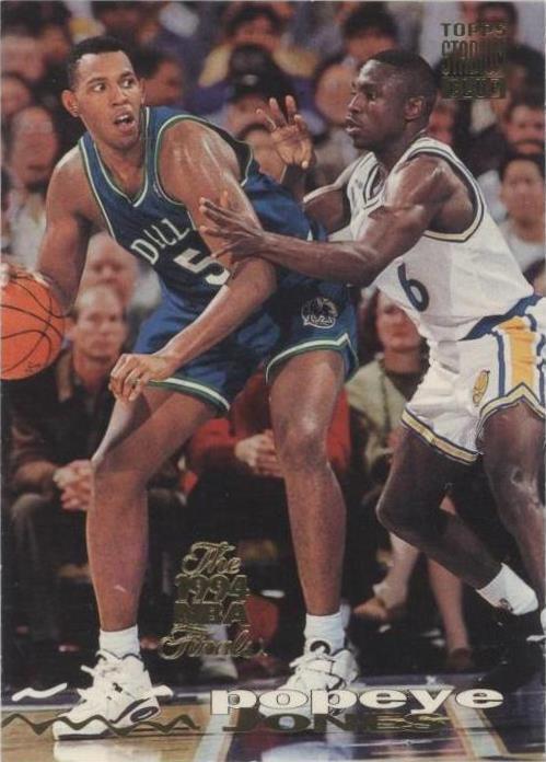 1993-94 Topps Stadium Club - Popeye Jones #283 Nba Finals Winner Prize ...