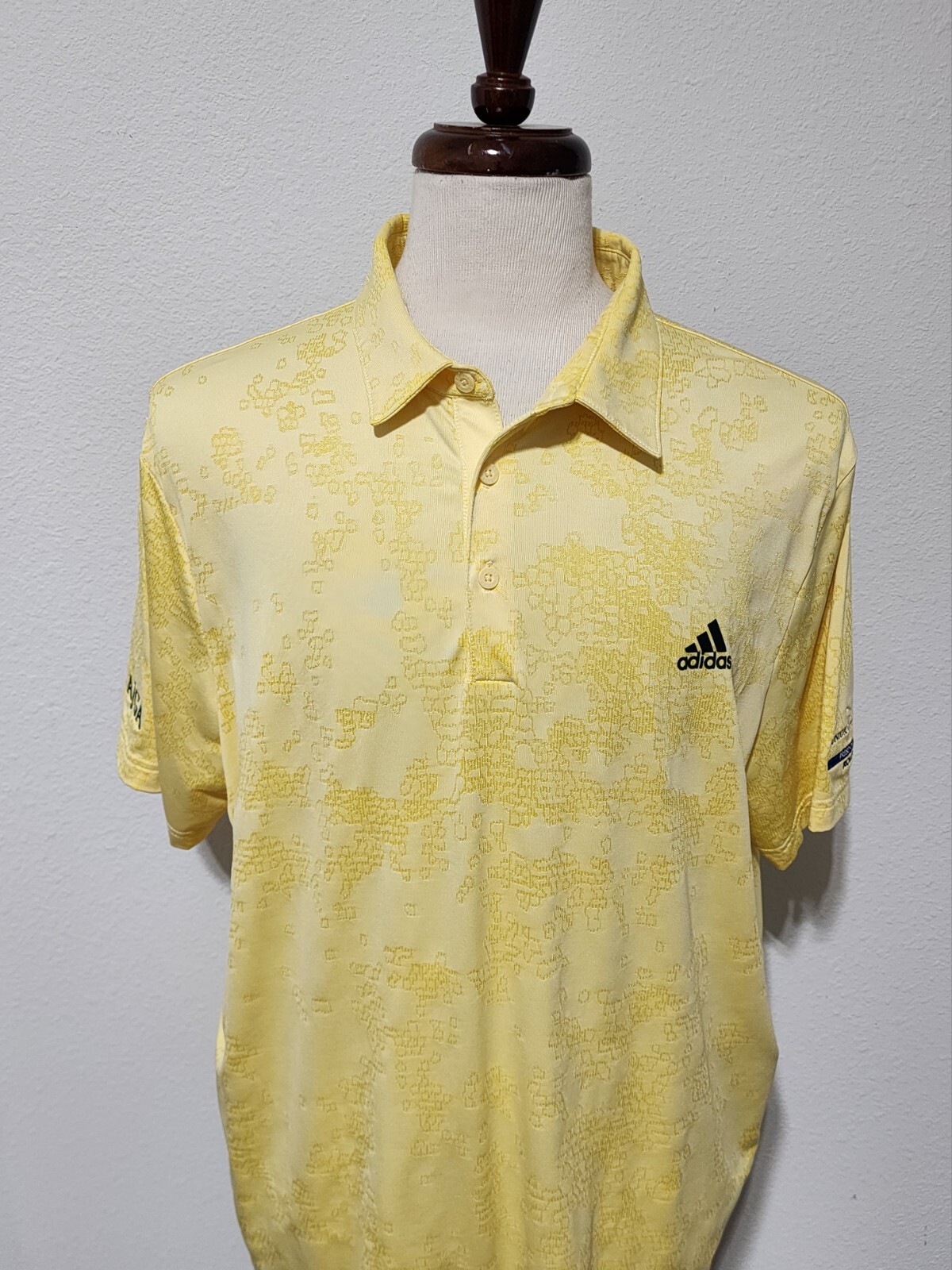 Adidas Golf Polo Rolex Players AJGA Men Size XL - Gem