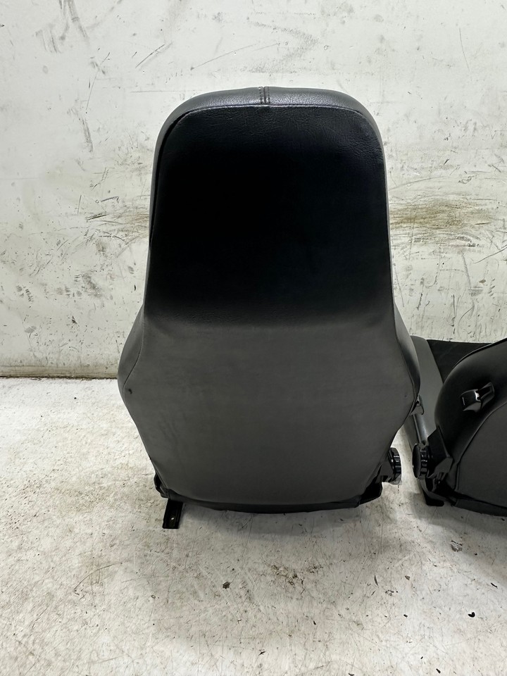 Porsche 944 Script Logo Black Cloth Fronts Seats Turbo S S2 951 911 OEM | eBay