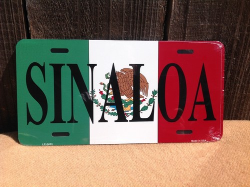 Sinaloa Mexico Mexican Flag License Plate Auto Car Truck Vehicle Tag | eBay