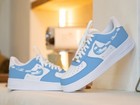 Air Force 1 Custom White Shoes Sky God "Jesus Heavens Cloud Blue" Mens ...