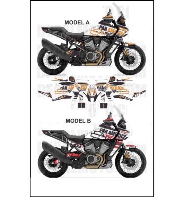 Stickers Pan America 1250 Enduro Black To White Set Compatible | eBay