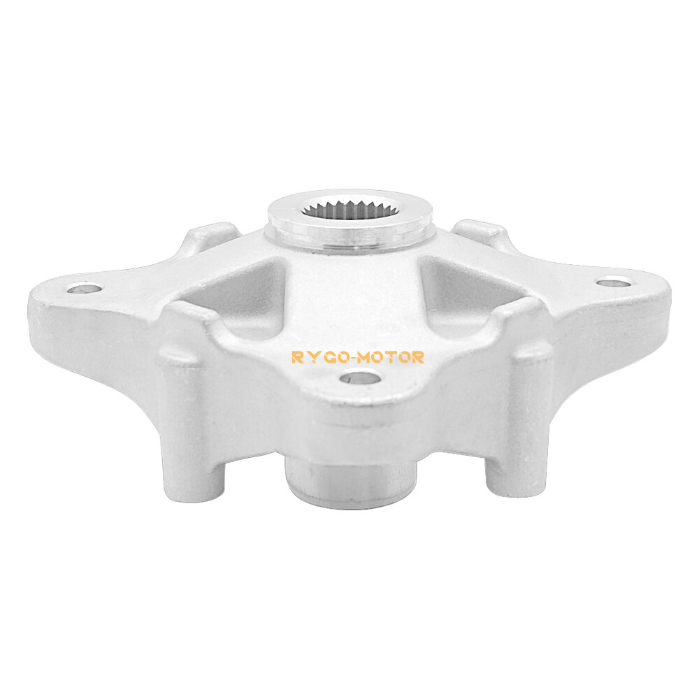 Rear Wheel Hub & Brake Rotor & Studs for Polaris Ranger 400 500 570 700 ...