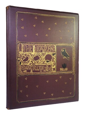THE RAVEN BY EDGAR ALLAN POE CA.1885 ILLUSTRATED BY W. L. TAYLOR | eBay