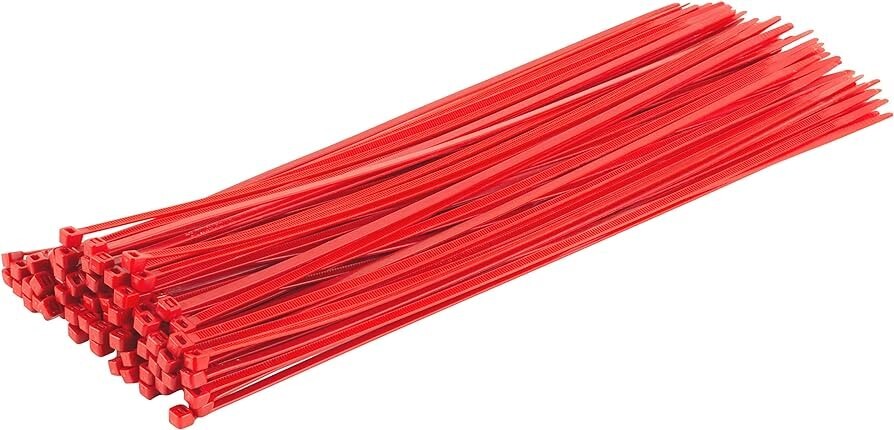 KMJ Performance Products 1403 14" Zip Ties (Red) 100 Count | eBay