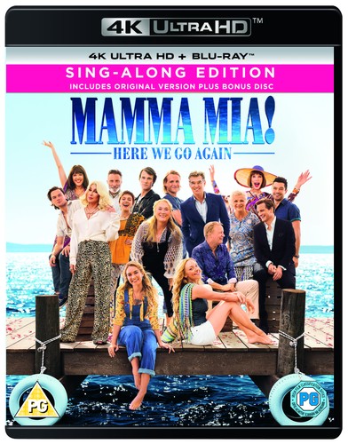 Mamma Mia! Here We Go Again (4K UHD Blu-ray) Dominic Cooper Cher (UK ...