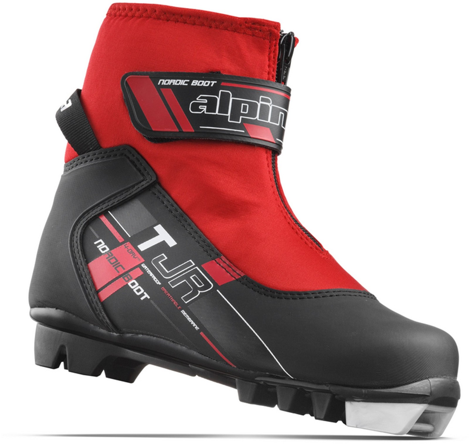 Sports Youth TJ Touring Ski Boots with Strap & Zippered Lace Cover ...