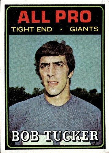 BOB TUCKER 1974 Topps Football #127 BUY ANY 2 ITEMS FOR 50% OFF ...