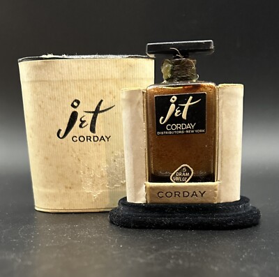 Vintage Jet Perfume Bottle & Box by Corday 1¼ Fl Oz in Box 1924 | eBay