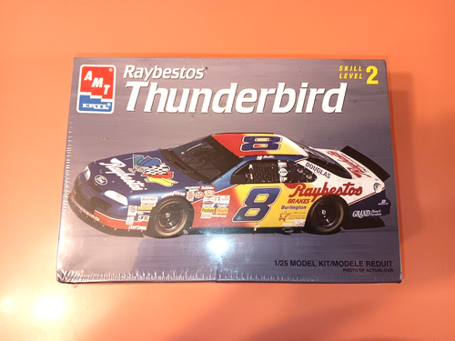 JEFF BURTON #8 RAYBESTOS FORD THUNDERBIRD, AMT#8191 model kit 1:25 VTG ...