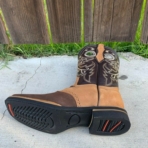 Botas Rodeo Torito Women's Western Square Toe Cowgirl Cowboy Leather ...