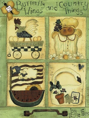 BUTTERFLY WINGS AND COUNTRY THINGS PAINTING BOOK BY TERRYE FRENCH | eBay