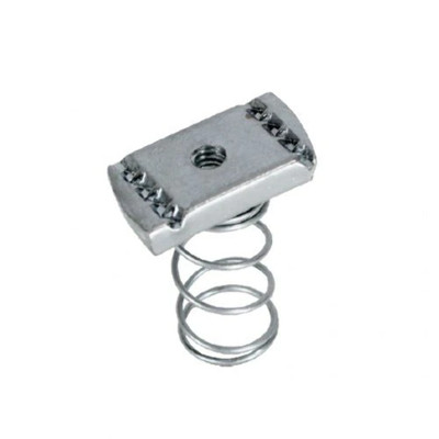 P-Strut 1/2-13 Strut Nut With Standard Spring- 100 Pack | eBay