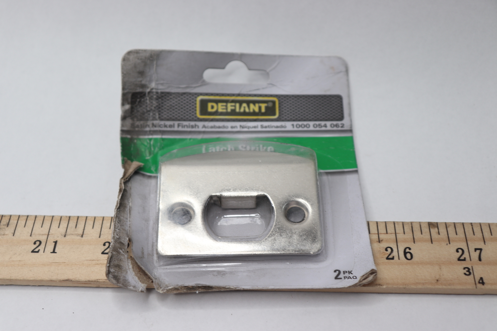 (2-Pk) Defiant Latch Strike Satin Nickel 1000054062 for sale online | eBay