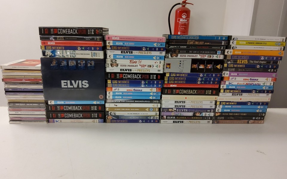 87 x Elvis DVD And CD JobLot - (24) | eBay UK