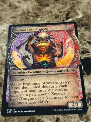 ZOYOWA LAVA-TONGUE Magic MTG Lost Caverns of Ixalan Showcase | eBay