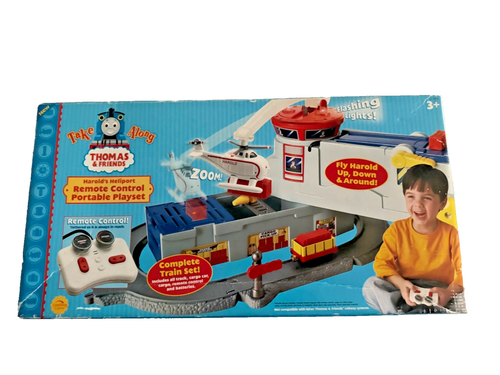 Take Along Thomas & Friends Harolds Helicopter Remote Control Portable ...