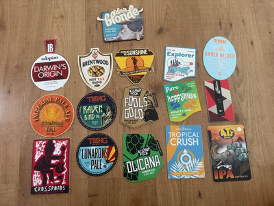 16 DIFFERENT REAL ALE PUMP CLIP FRONTS charity sale | eBay UK