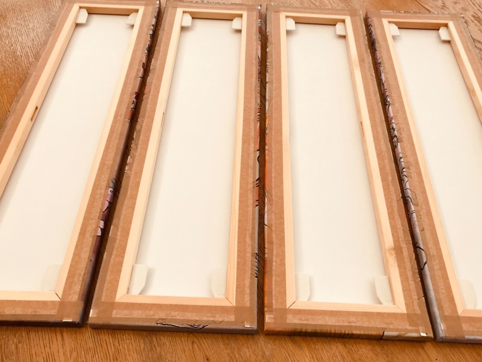 Alphonse Mucha Stars and the Moon 4 x Canvas Wall Art Picture Poster ...