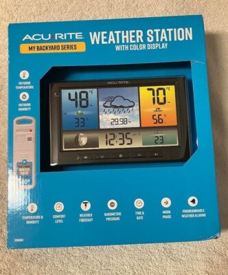 Acurite Wireless Home Weather Station- Color Display- Outdoor-NIB | eBay