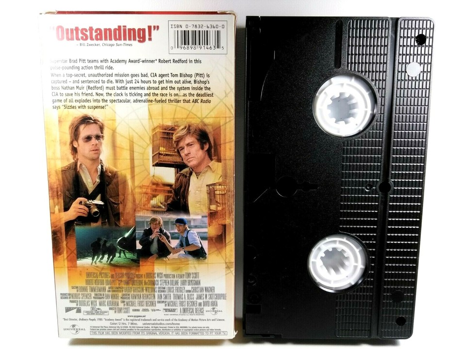 Spy Game (VHS, 2002) Robert Redford, Brad Pitt 96898914635| eBay